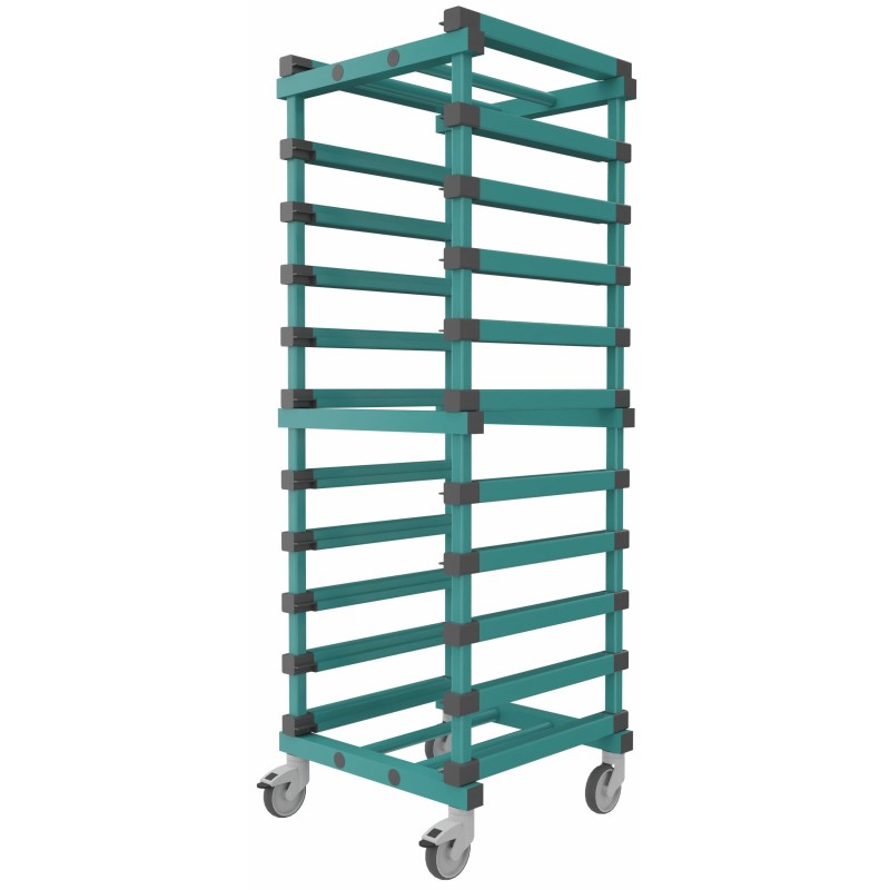 Chariot multiniveaux pour panier à pains / burgers / hamburgers